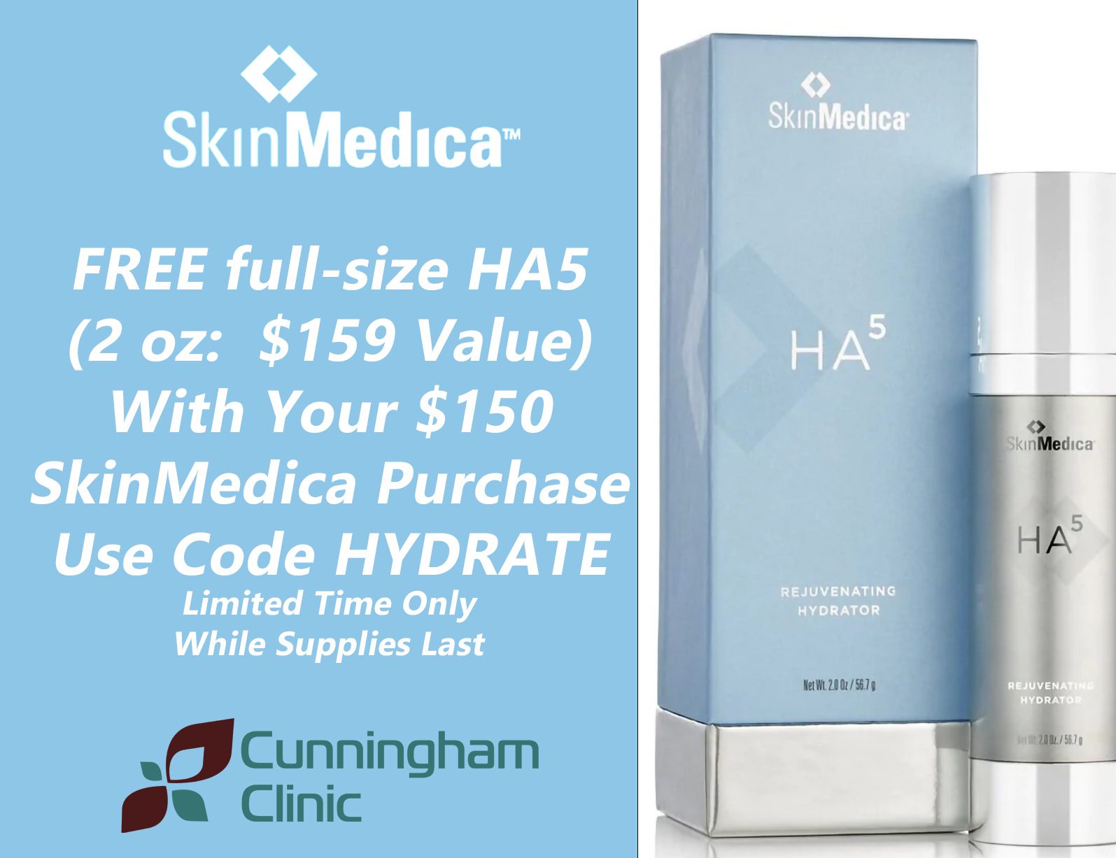 SkinMedica HA5 Rejuvenating Hydrator - Free with Purchase!