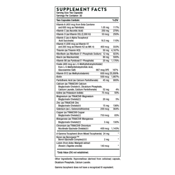 Thorne Basic Nutrients 2/Day is On Sale! Fast shipping