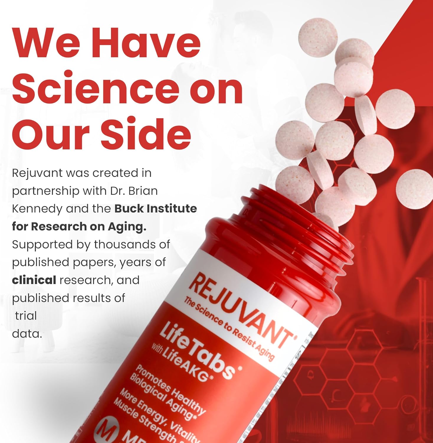 Rejuvant LifeTabs Men's LifeAKG for Men - On Sale Now