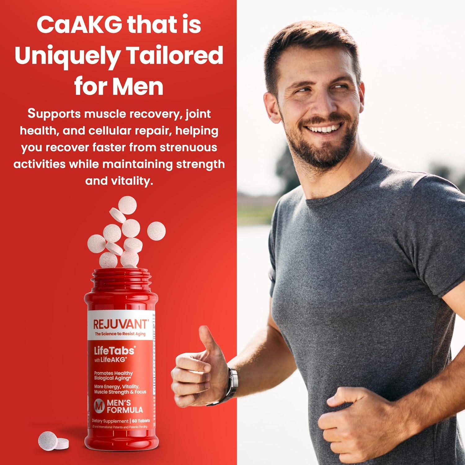 Rejuvant LifeTabs Men's LifeAKG for Men - On Sale Now