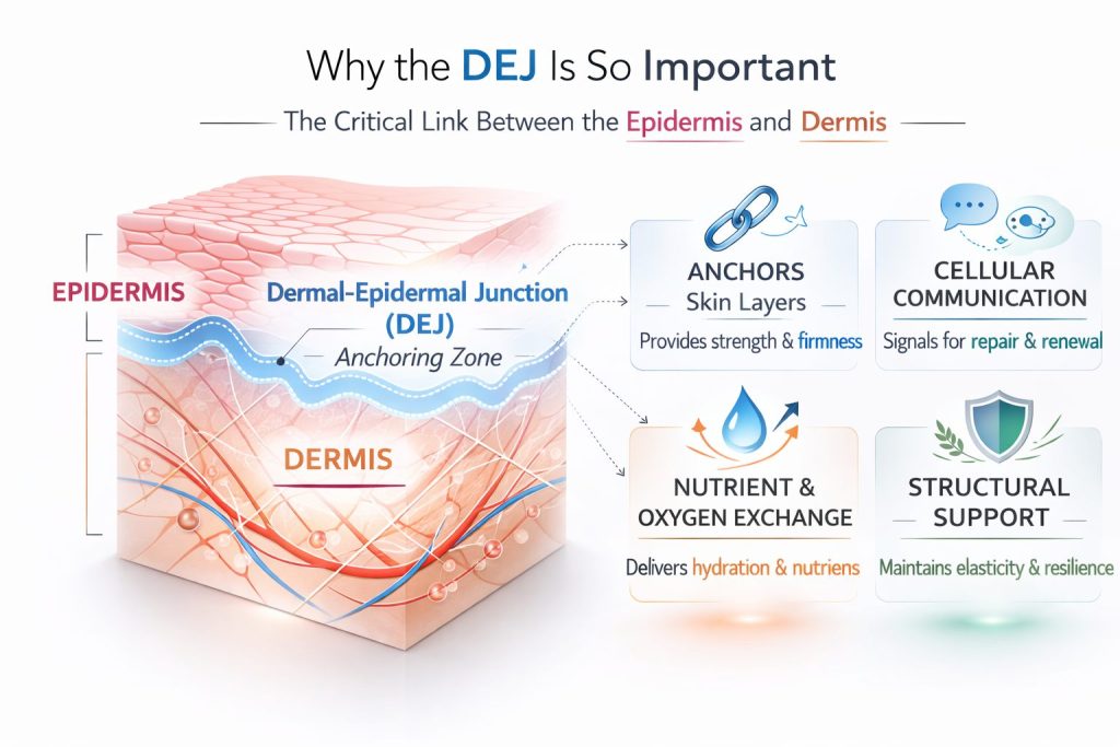The Dermal-Epidermal Junction: What the DEJ Is and Why It Matters for Skin